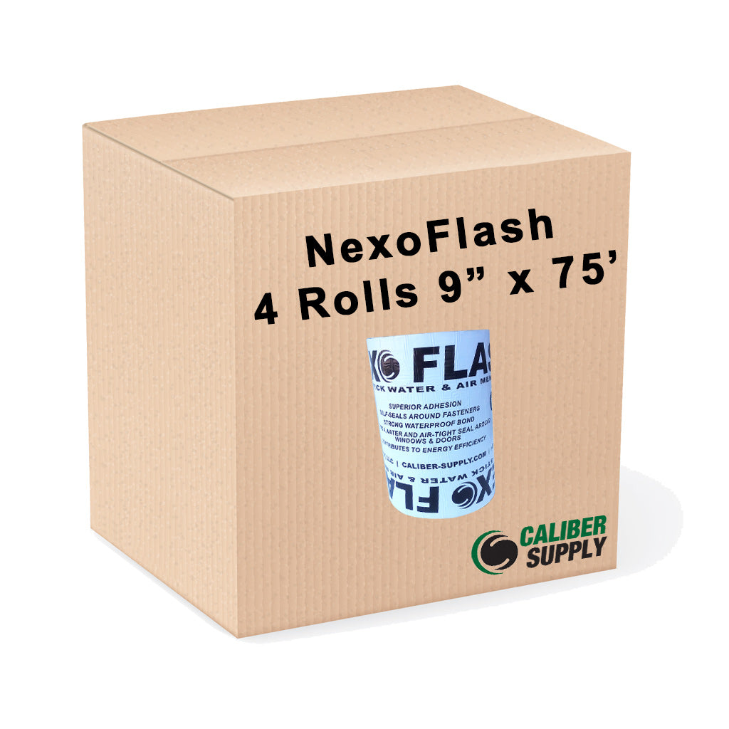 NexoFlash Peel and Stick Membrane Flashing 9-inch Rolls (4 rolls per c ...