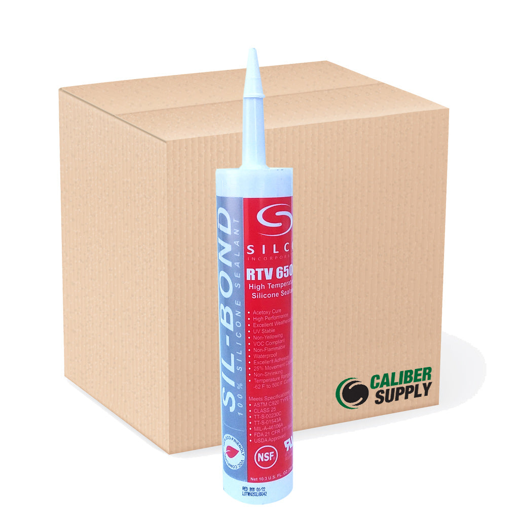 SilBond 6500 HIGH TEMP Industrial/Construction Grade Silicone Sealant ...
