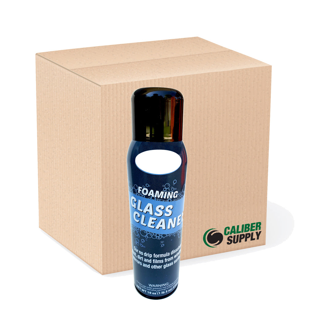 Premium Glass Cleaner, 12 Aerosol Cans (Case) – Caliber Supply Online