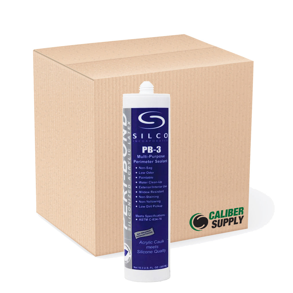 PB-3 Siliconized Acrylic Latex Sealant (Case, 24 carts) – Caliber ...
